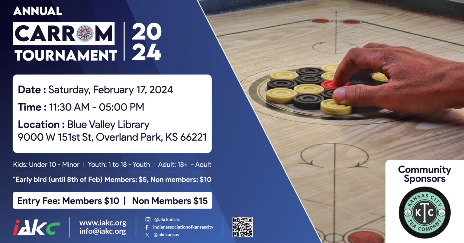 Annual Carrom Tournament - IAKC